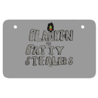 Plankton And The Patty Stealers Atv License Plate By Israylasatez ...