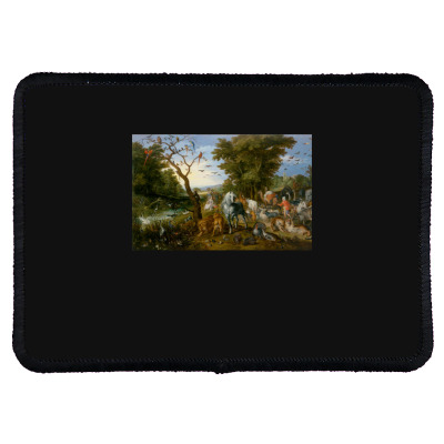 The Entry Of The Animals Into Noahs Ark 1 Rectangle Patch By ...