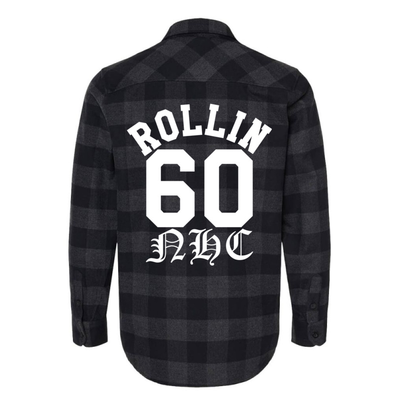 Rollin 60 Nhc Neighborhood Crips Flannel Shirt By Sharibarton - Artistshot