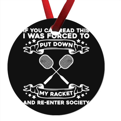 Badminton Racket Funny Badminton Player-zlre1 Ornament By ...