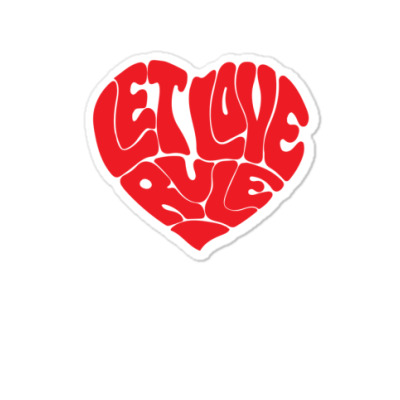 Let Love Rule Lenny Kravitz Sticker By Denisedaugherty - Artistshot