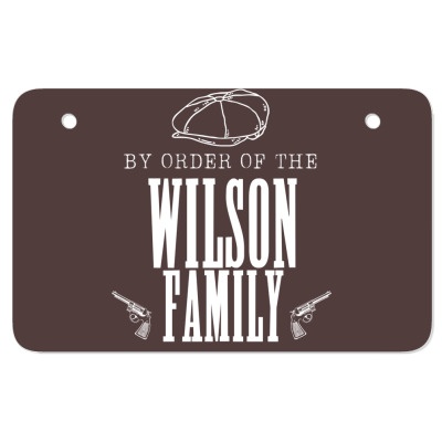 By Order Of The Wilson Name Family Surname Peaky Style Atv License ...