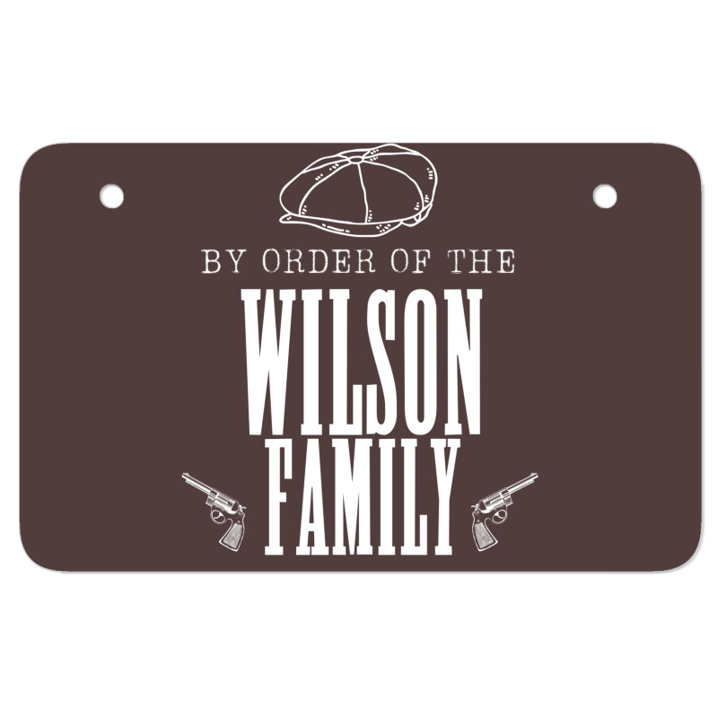 By Order Of The Wilson Name Family Surname Peaky Style Atv License ...