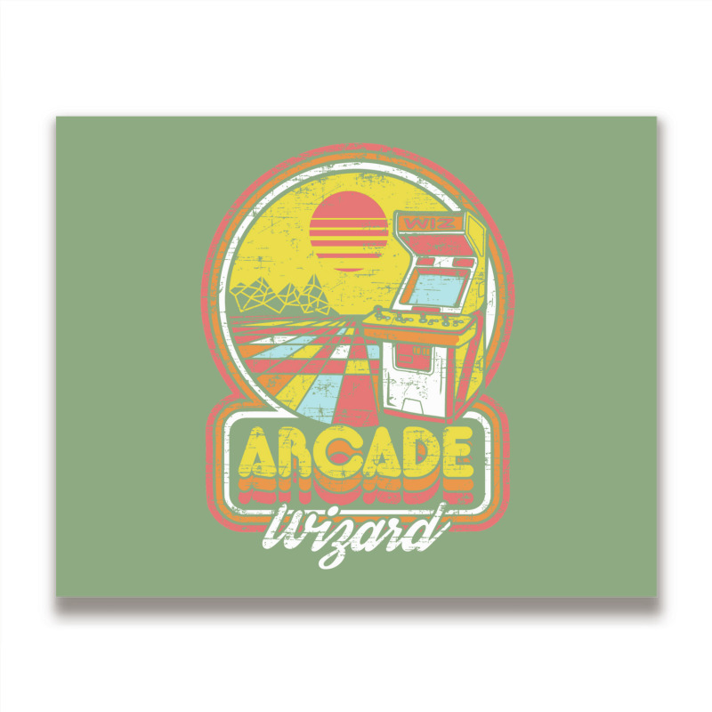 Arcade Wizard Metal Print Horizontal By Hodalihimayay - Artistshot