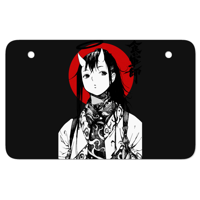 Japanese Evil Girl Anime Style Atv License Plate By Ageezgumbasn ...