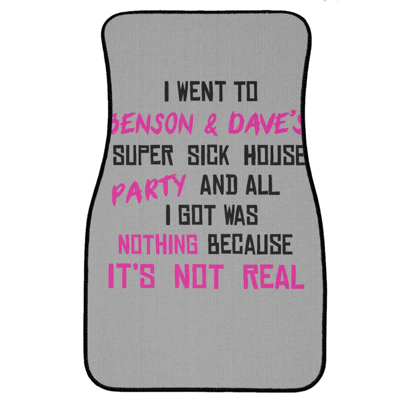 I Went To Benson & Dave's Super Sick House Party Kipo And The Age Of Front Car Mat By ...