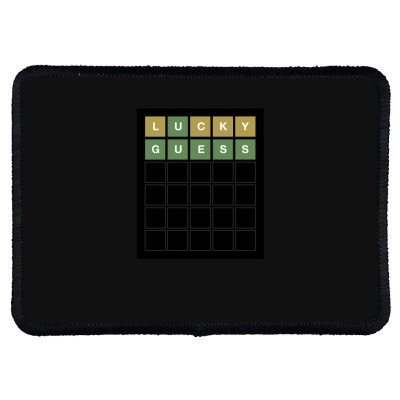 Wordle Lucky Guess - Funny Wordl Grid Word Game Design 1 Rectangle ...