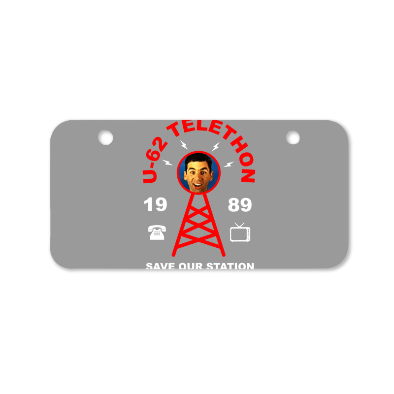 U 62 Telethon With Stanley Spadowski Bicycle License Plate By ...