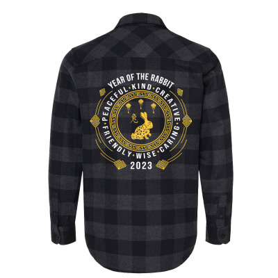 Chinese Lunar New Year Of The Water Rabbit 2023 T Shirt Flannel Shirt ...