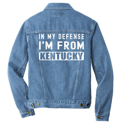 Funny State In My Defense I'm From Kentucky Kentuckian Joke T Shirt Men ...