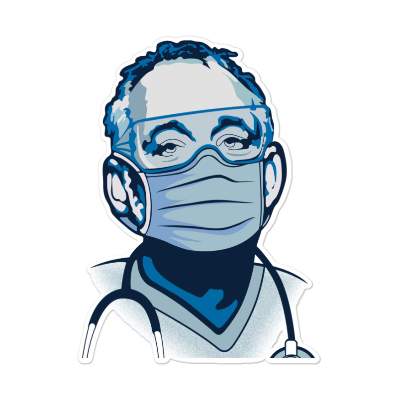 Custom Bill Murray With Face Mask Sticker By Honeysuckle - Artistshot