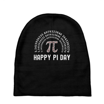 Pi Day Funny Pi Day Spiral Pi Math For Pi Day 3 14 Baby Beanies By ...