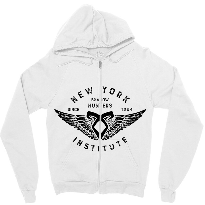 Custom New York Shadow Hunters Institute Zipper Hoodie By Sheryljamel ...
