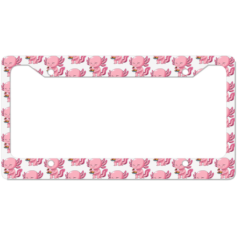 Axolotl Pie Day Cherry Crumble Pie Baker Mexican S License Plate Frame ...