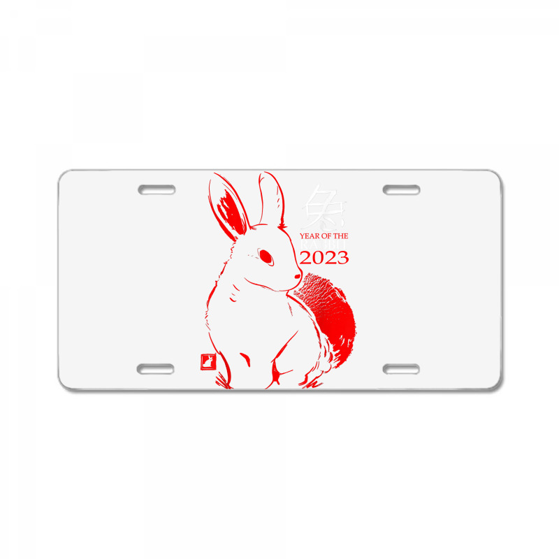 Chinese New Year 2023 Year Of The Rabbit Zodiac Ho License Plate By ...