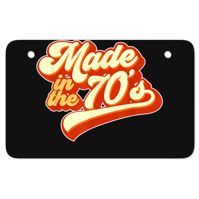 Made In The 70s Retro Atv License Plate By Samalexandermcnutt - Artistshot