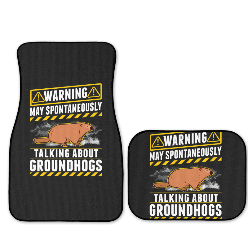 May Spontaneously Talk About Groundhogs Marmot 1 Full Set Car Mats By ...