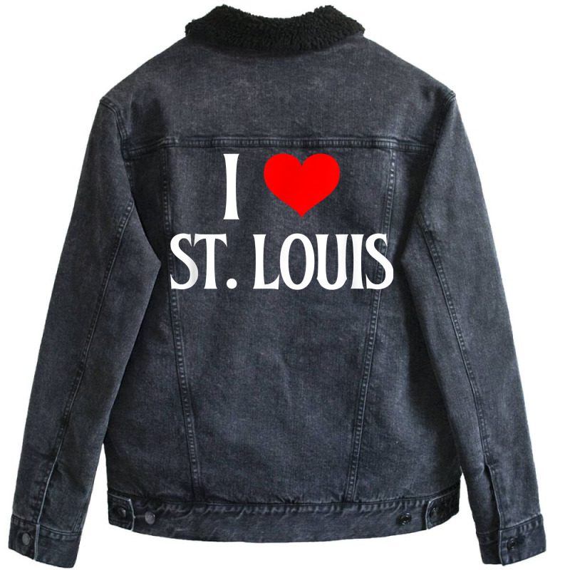 I Love St. Louis Saint Louis Family Holiday Travel Unisex Sherpa-lined ...