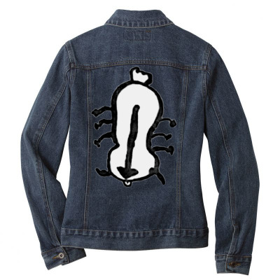 Avatar The Last Airbender Sokka's Drawing Appa Ladies Denim Jacket By ...