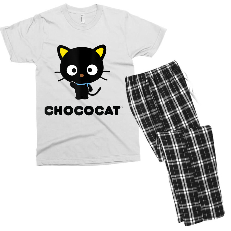 Chococat Character Front And Back Tank Top Men's T-shirt Pajama Set By ...
