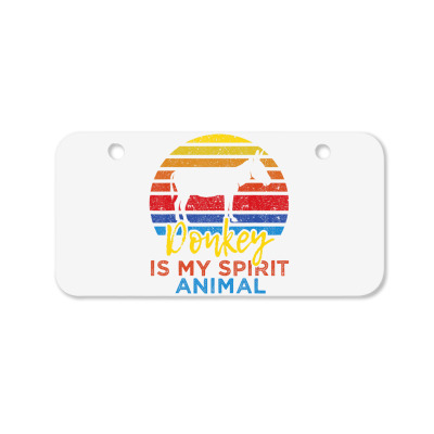 Donkey Is My Spirit Animal Zookeeper Mule T Shir Bicycle License Plate ...