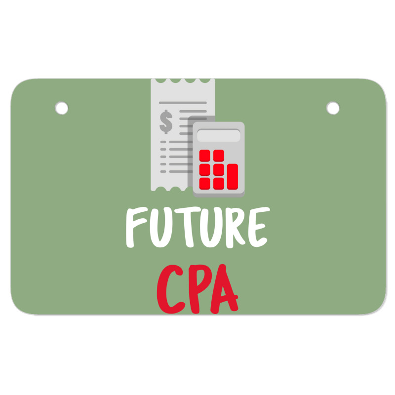 Custom Cpa In Progress Future Cpa Cpa Exam Cool Atv License Plate By ...