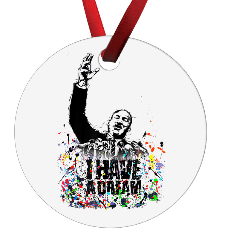 Custom Martin Luther King Jr. Day I Have A Dream Mlk Blac Ornament By ...