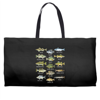 Fish Species Biology Types Of Freshwater Fish Fish Weekender Totes By ...