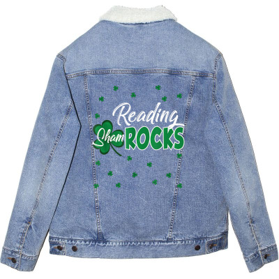 Reading Sham Rocks St Patricks Day School Teacher Unisex Sherpa-lined ...