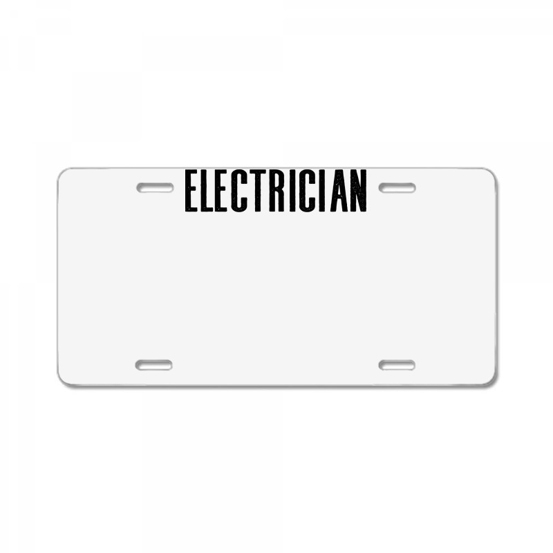 Electrician 20230215t020202507 License Plate By Bilwalelseye - Artistshot