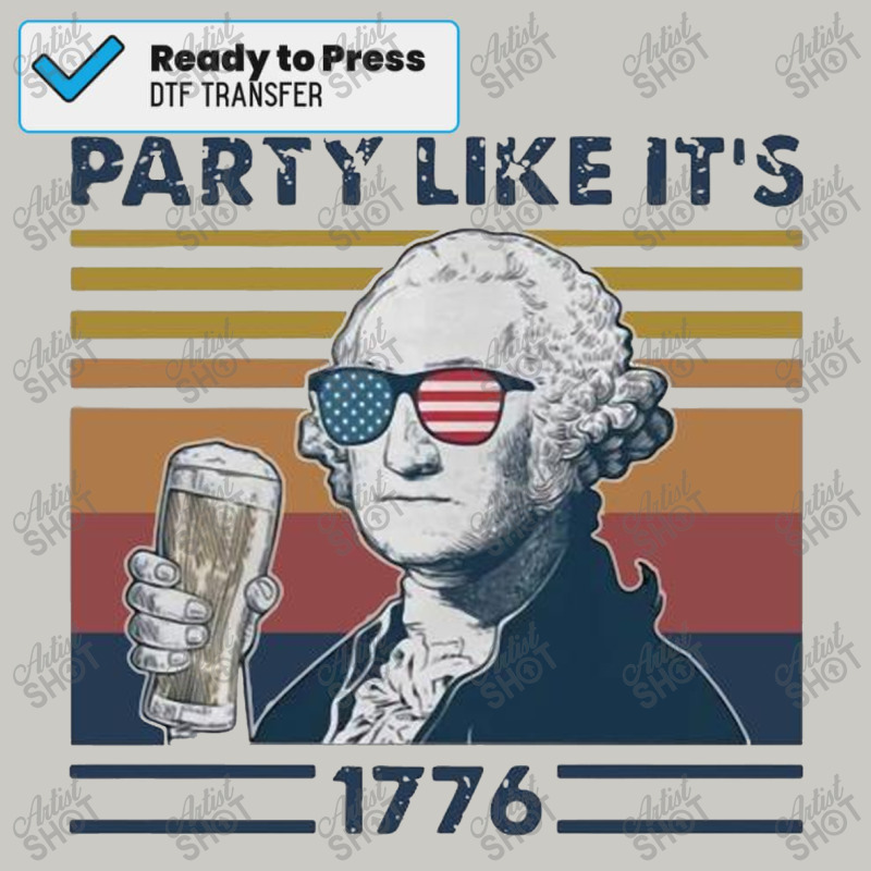 George Washington Party Like It’s 1776 Dtf Transfer By Kakashop ...