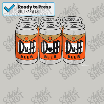 The Simpsons Duff Beer Six Pack Tank Top Dtf Transfer By Nuzhetanopo ...