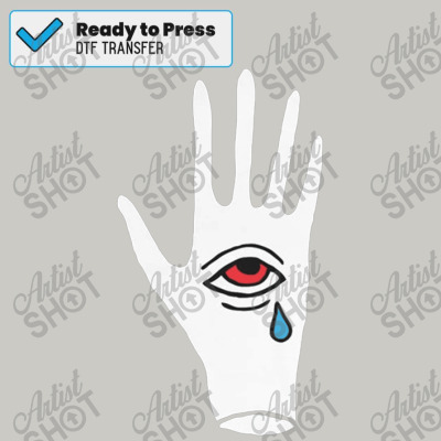 Crying Third Eye, Hand With Eye Tear, Crying Third Eye Vintage, Hand W ...