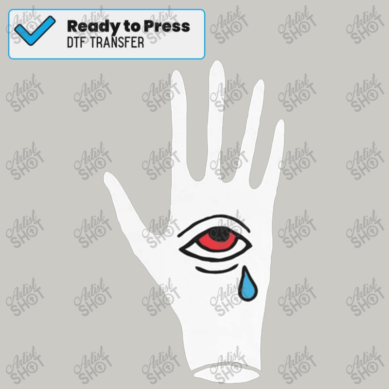 Crying Third Eye, Hand With Eye Tear, Crying Third Eye Vintage, Hand W ...