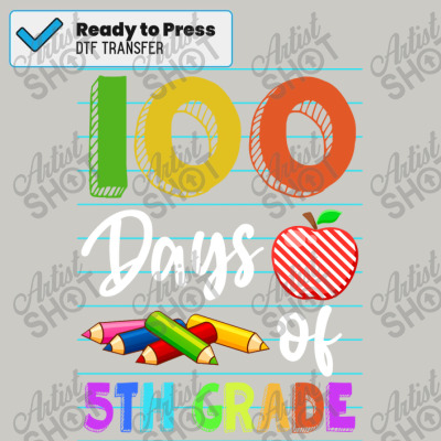 100th Day Of School 100 Days Of Fifth 5th Grade Boys Girls 70s Dtf ...