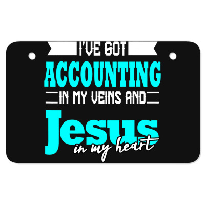 Custom Accountant Cpa Christian Funny Accounting Major Atv License ...