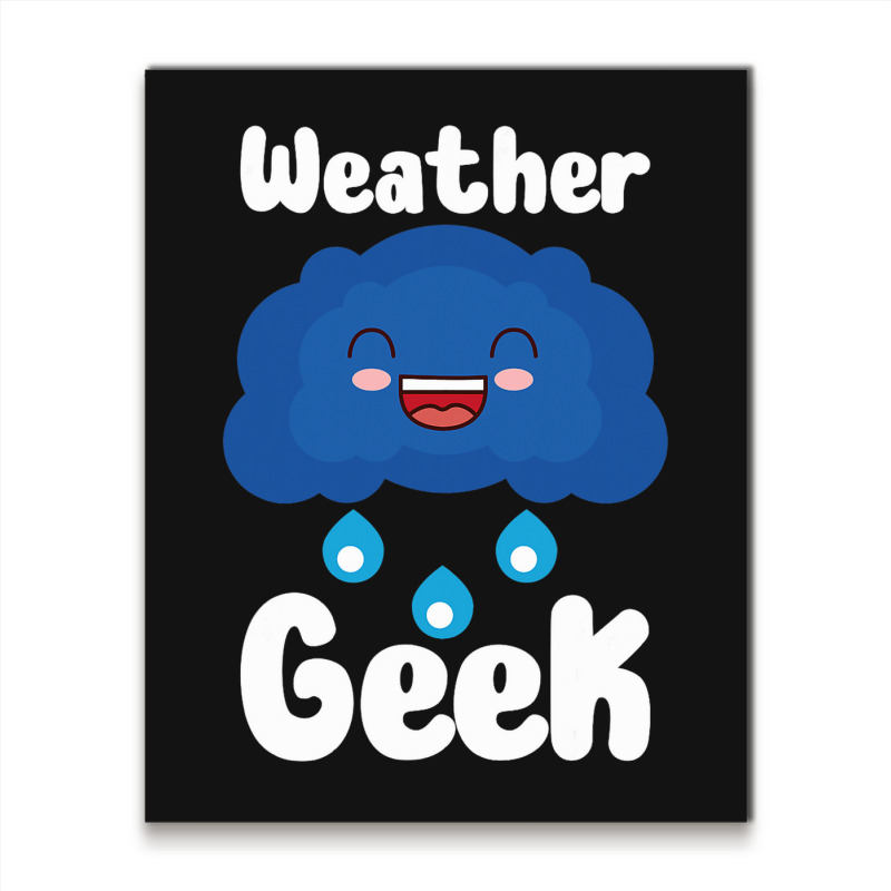 Funny Meteorology Forecast Meteorologist Weather L Metal Print Vertical ...