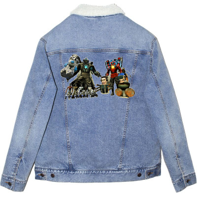 Cameraman, Speakerman, Tvman, Skibidi Toilet Meme Unisex Sherpa-lined ...