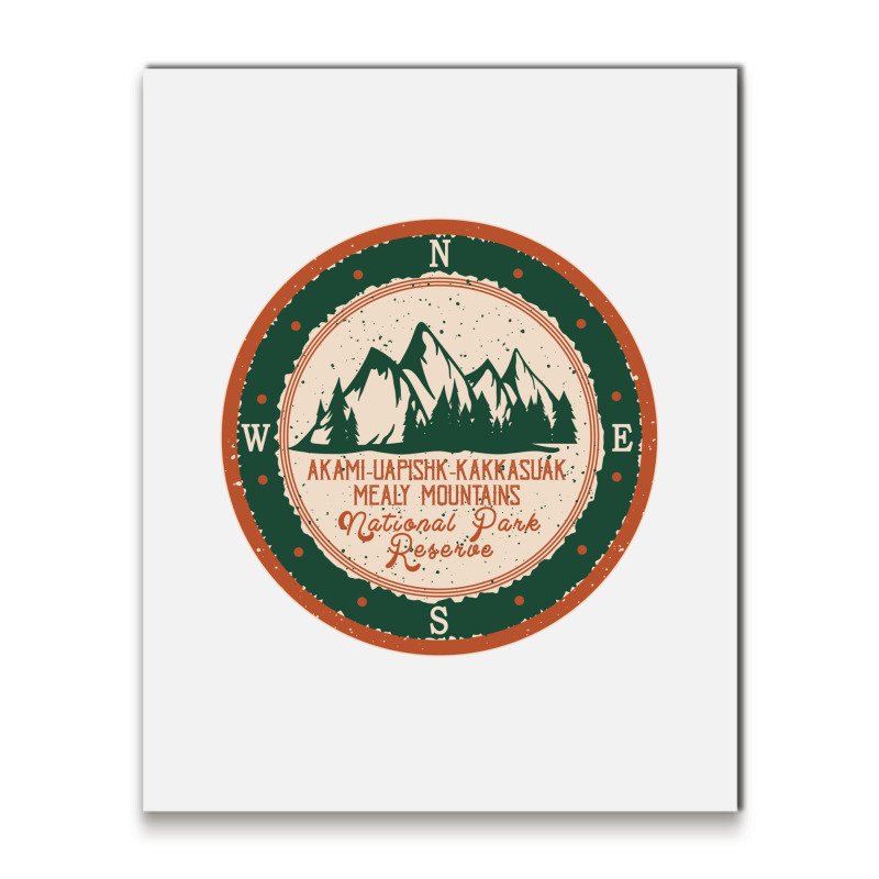 Akami Uapishk Kakkasuak Mealy Mountains Metal Print Vertical By ...