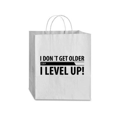 I Don't Get Older I Level Up! (black) Traveler Paper Bag -13 X 6 X 15 3 ...