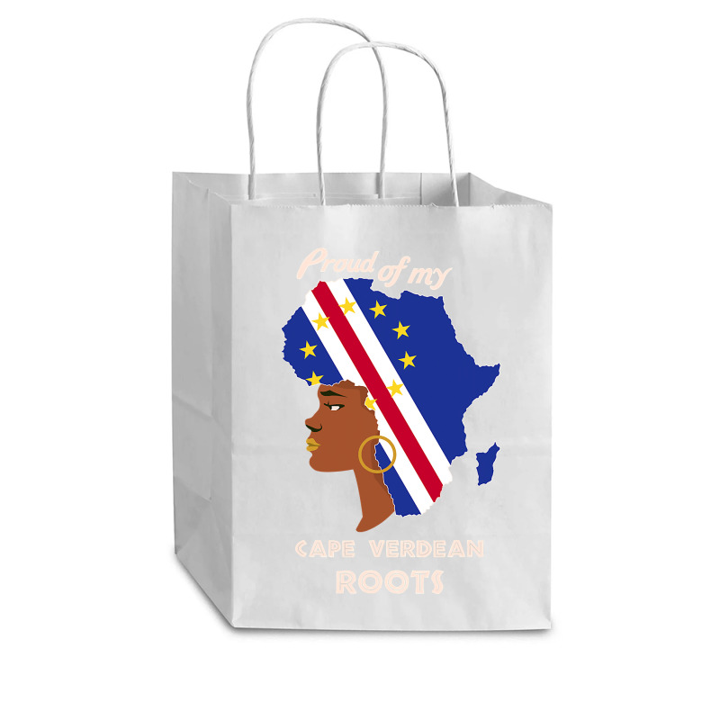 Proud Cape Verdean Roots Black History Month Women S Cub Paper Bag - 8 ...