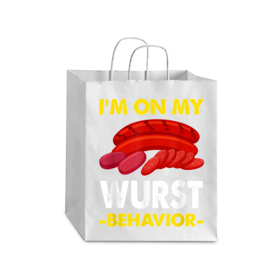 I'm On My Wurst Behavior Oktoberfest Bratwurst Brats Sausage T Shirt ...