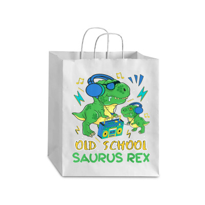 Funny Old School Saurus Rex Dinosaur 80s 90s Stereo Vibes Debie Paper ...