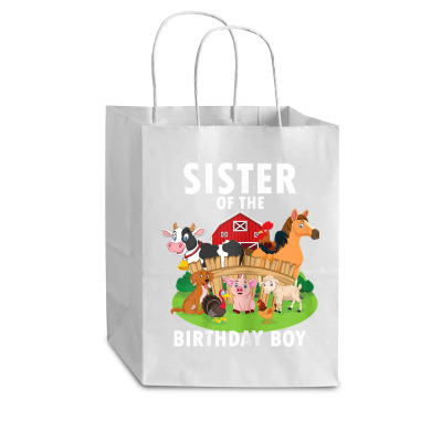 Sister Of The Birthday Boy Farm Animals Matching Farm Theme T Shirt Cub ...