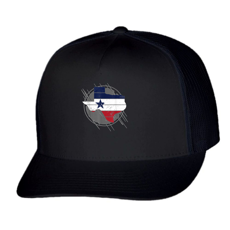 Texas Outline In The Shape Of The Flag Of Southern States, Vintage Des ...