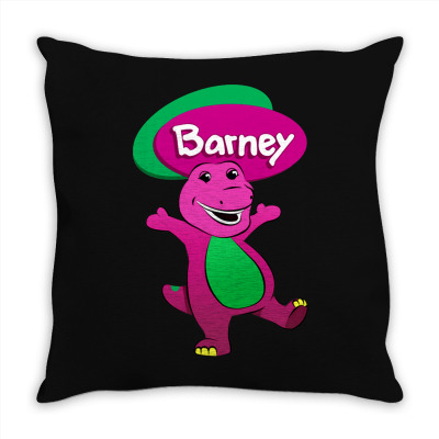 Barney Throw Pillow By Barbara Store - Artistshot