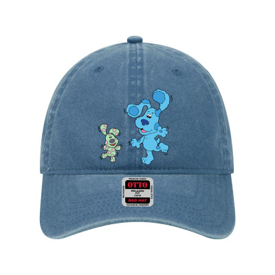 Blues Clues Blues Clues Get A Clue Dyed Cap By Manusiaular - Artistshot