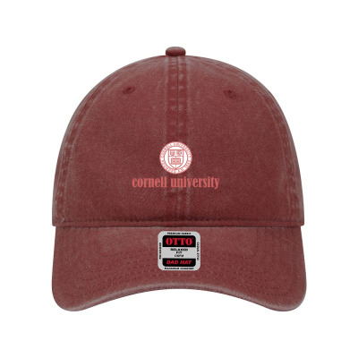 Cornell University Seal Dyed Cap By Milesone - Artistshot