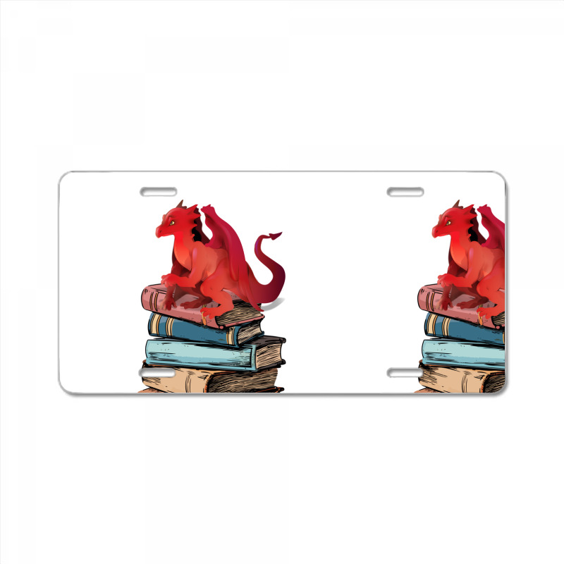 Book Dragon License Plate By Starry31 - Artistshot