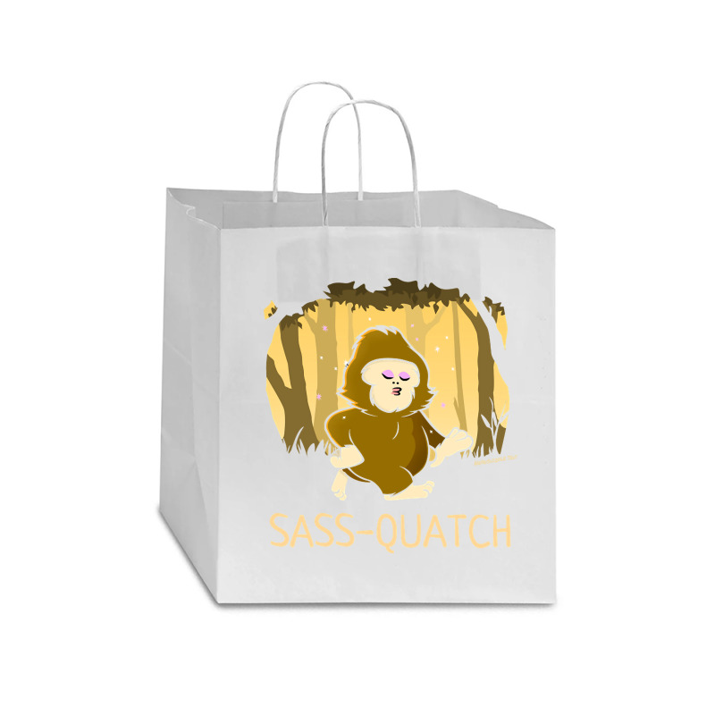 Sass-quatch, The Sassiest Bigfoot Of Them All Star Paper Bag - 13 X 7 X ...
